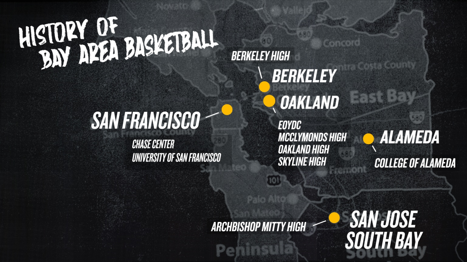 Bond between basketball and Bay Area stretches further than any map can ...