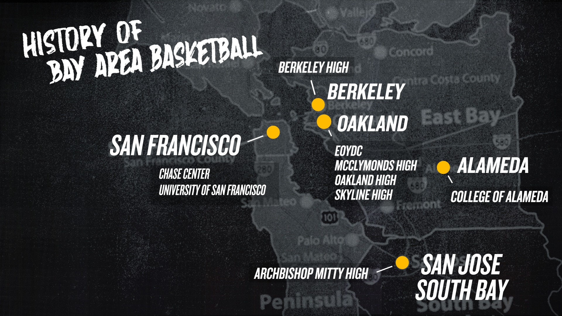 Bond between basketball and Bay Area stretches further than any map can ...