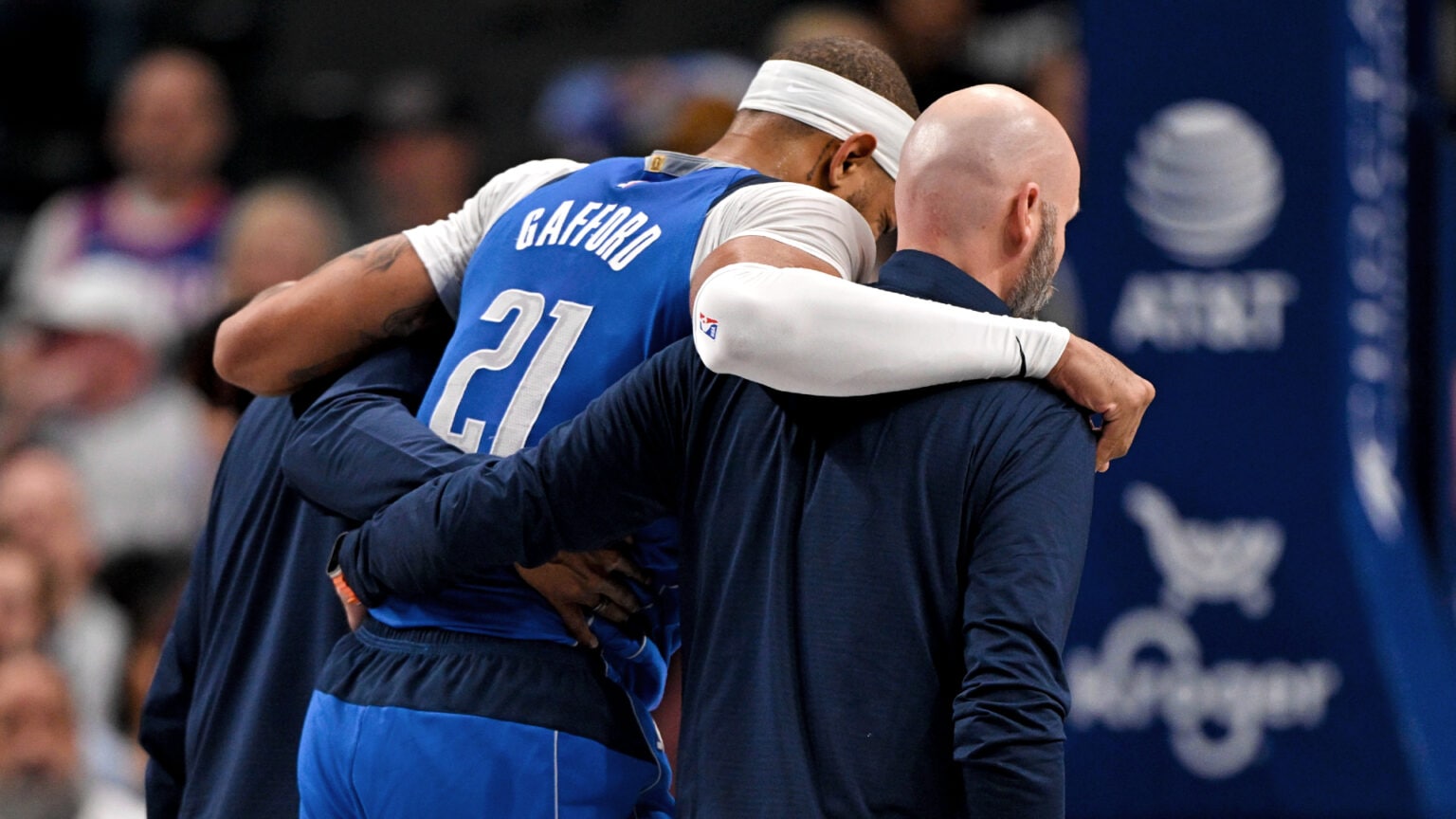 Daniel Gafford out at least 2 weeks with sprained knee as Mavs ...