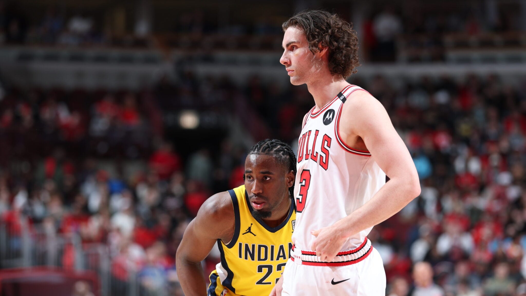 Josh Giddey departs Bulls’ win after hurting same ankle he injured in ...