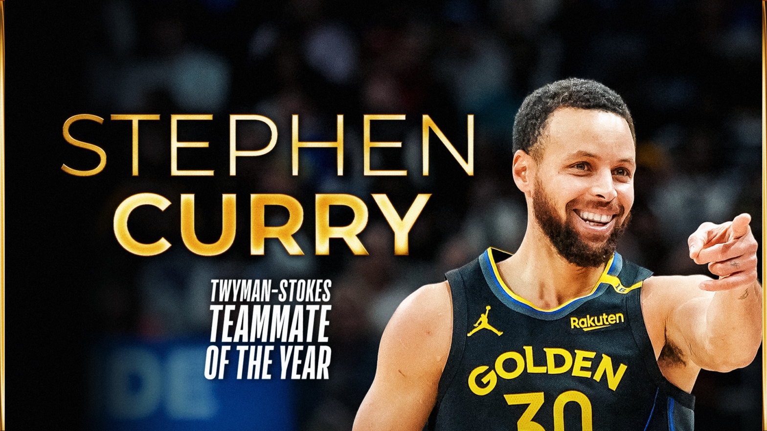 Warriors' Stephen Curry named 2024-25 Twyman-Stokes Teammate of the ...