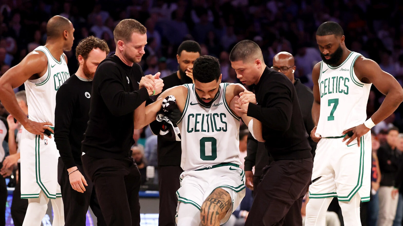 Jayson Tatum back on the court 4 months after Achilles rupture | NBA.com