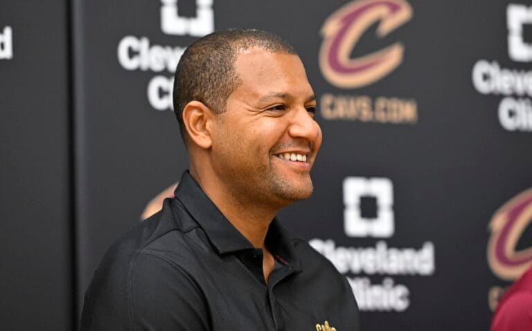 Cavaliers president of basketball operations Koby Altman signs ...