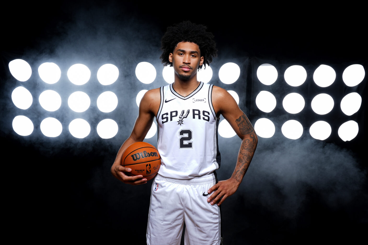 Flagg, Harper, Edgecombe at Rookie Photo Shoot