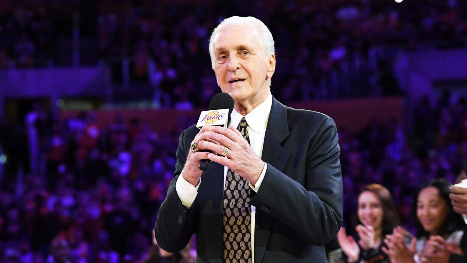 Lakers to honor Hall of Fame coach Pat Riley with statue unveiling ...
