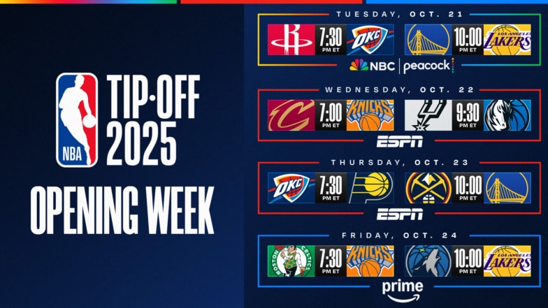 NBA announces schedule for 2025-26 regular season | NBA.com