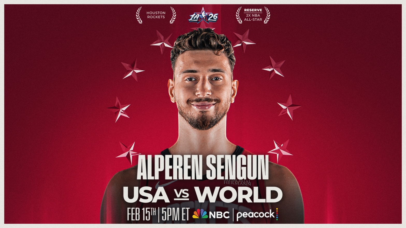 Alperen Sengun was named to the All-Star Game on Sunday