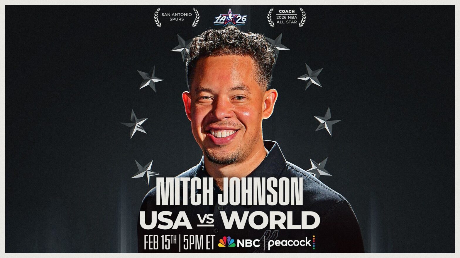 Spurs coach Mitch Johnson tapped for All-Star Game