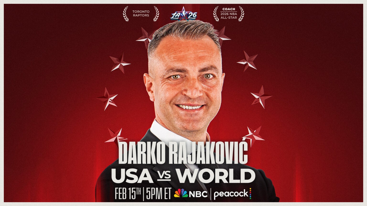 Raptors' Darko Rajaković named head coach in 2026 NBA All-Star Game ...