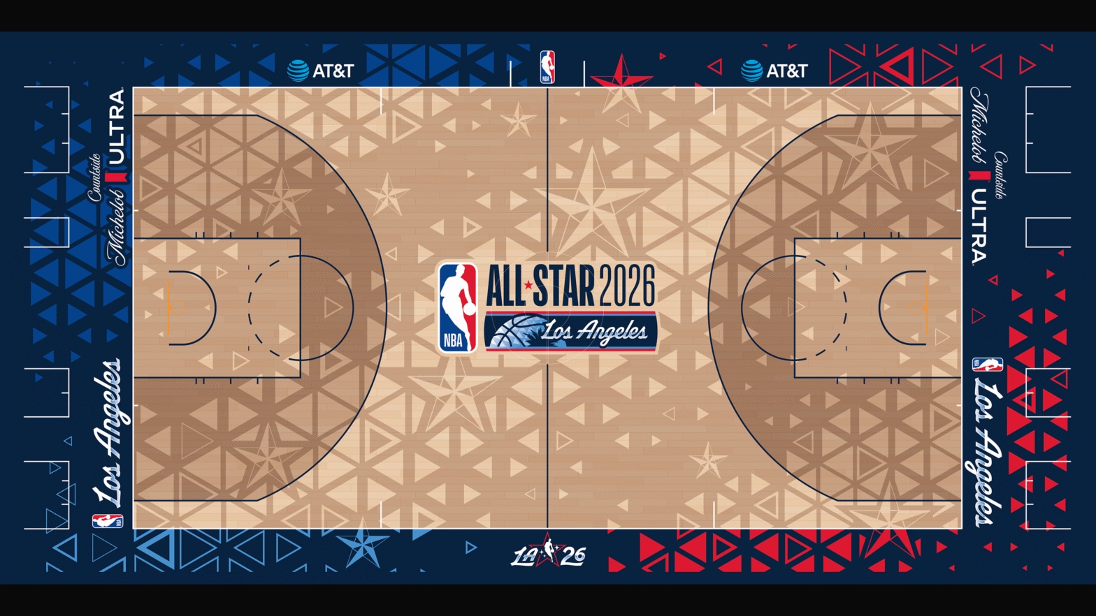 All-Star Game jerseys, court revealed