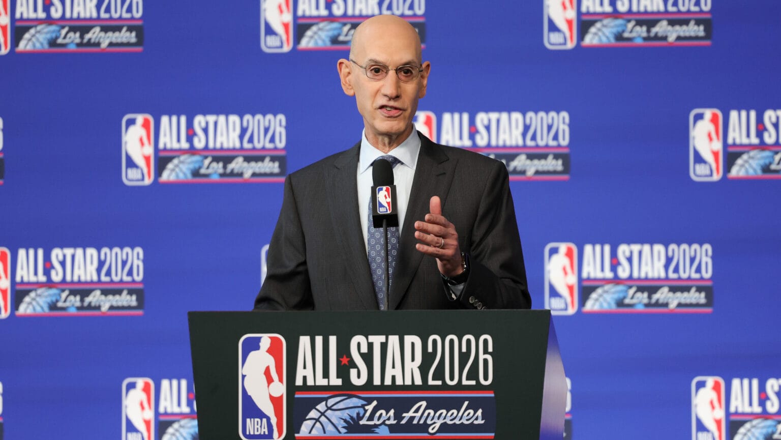 NBA commissioner Adam Silver touches on variety of topics at All-Star ...
