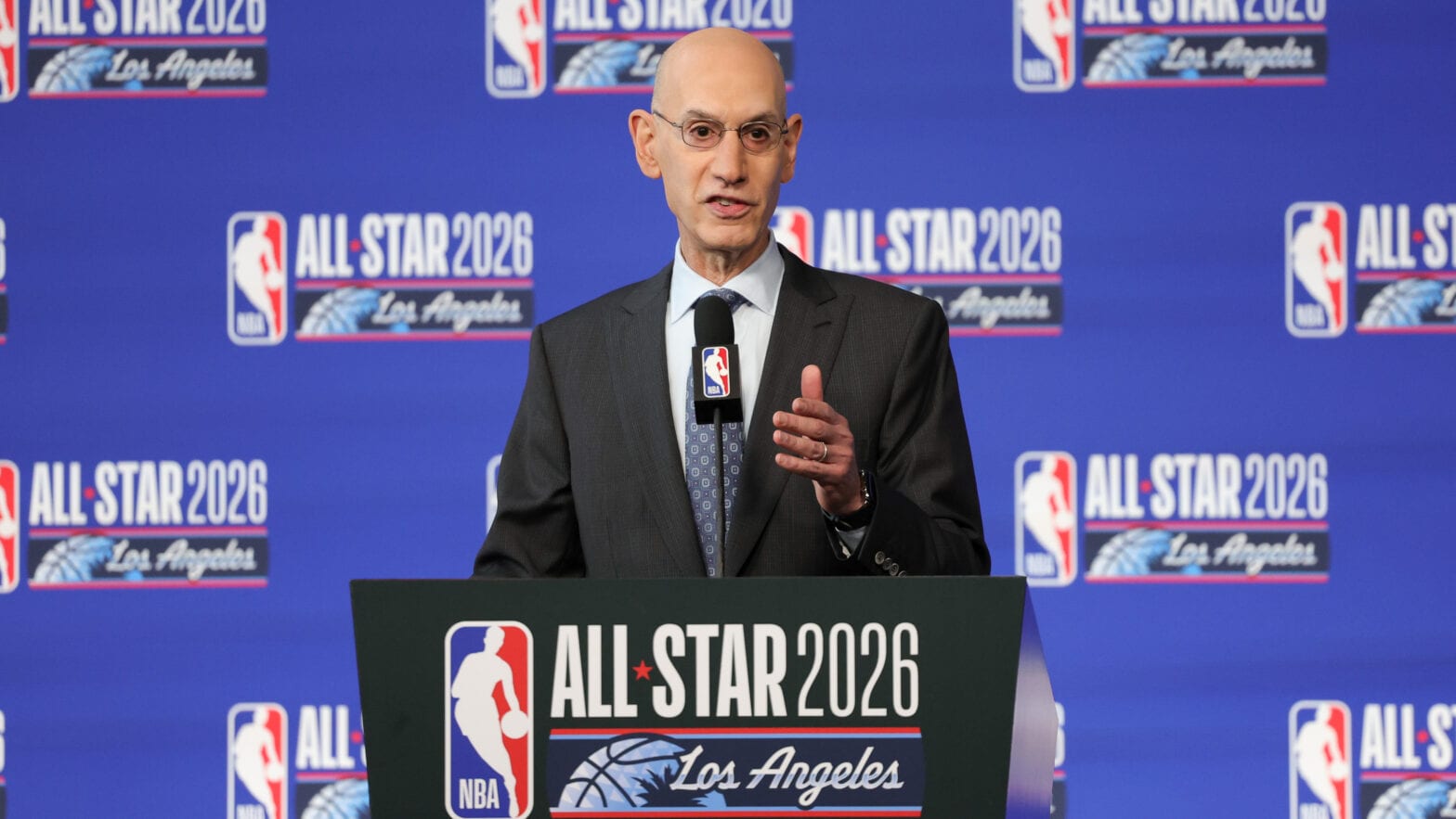 NBA commissioner Adam Silver touches on variety of topics at All-Star ...