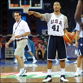 USA Basketball’s Coach K and Colangelo rave about Rose | NBA.com