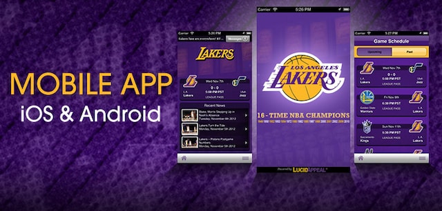 Los Angeles Lakers Launch Mobile App With Lucid Appeal | Los Angeles Lakers
