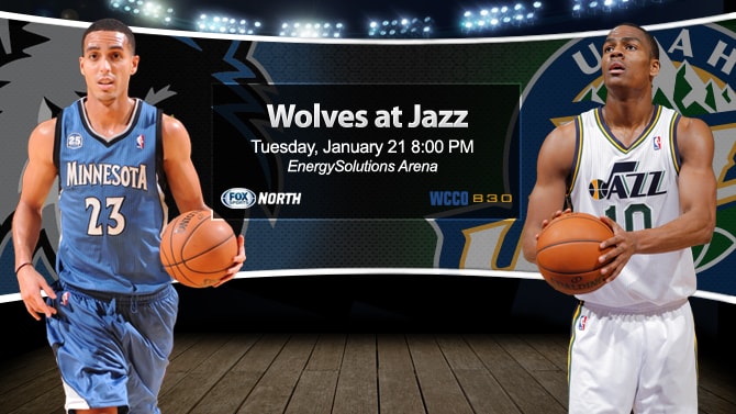 Scouting Report: Wolves (19-21) at Jazz (14-28) | Jan. 21, 2014 ...