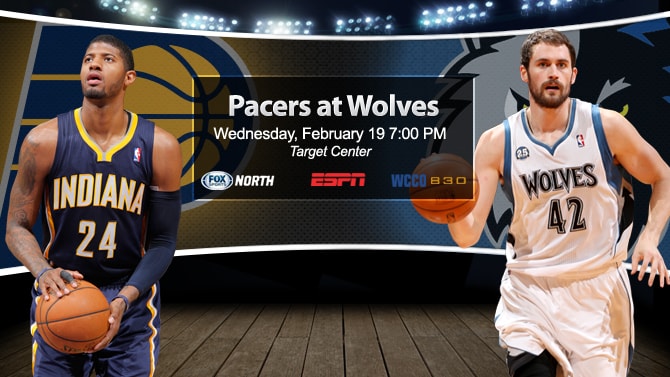 Scouting Report: Wolves (25-28) vs. Pacers (41-12) | Feb. 19, 2014 ...