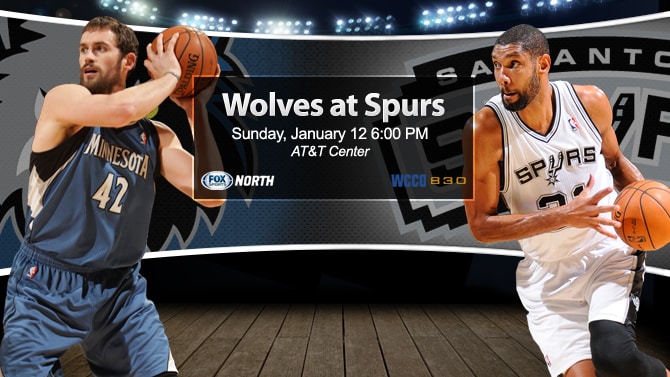 Scouting Report: Wolves (18-18) at Spurs (28-8) | Jan. 12, 2014 ...