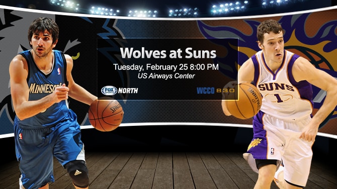 Scouting Report: Wolves (27-29) at Suns (33-22) | Feb. 25, 2014 ...
