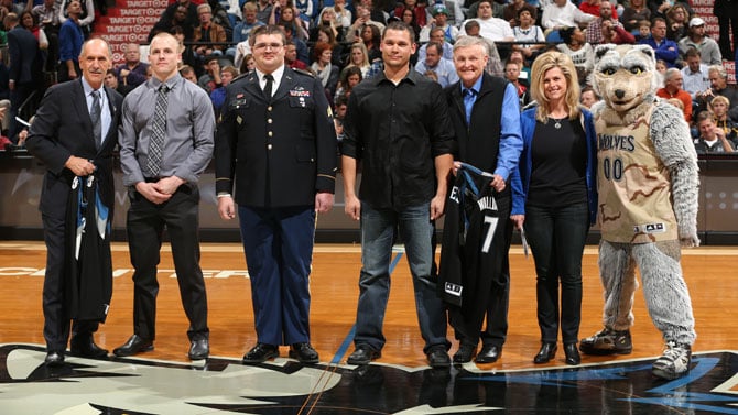Wolves Honor Heroes Tim Lisk, Matthew Birr and Jonathan Nyquist ...