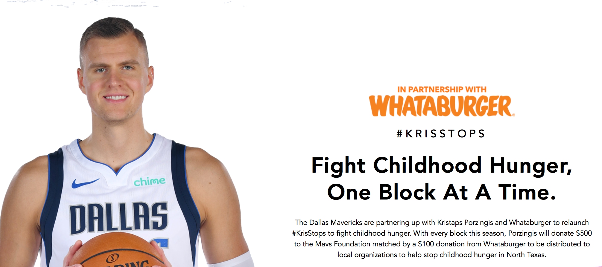 Kristaps Porzingis’ mission: fight childhood hunger, one block at a ...
