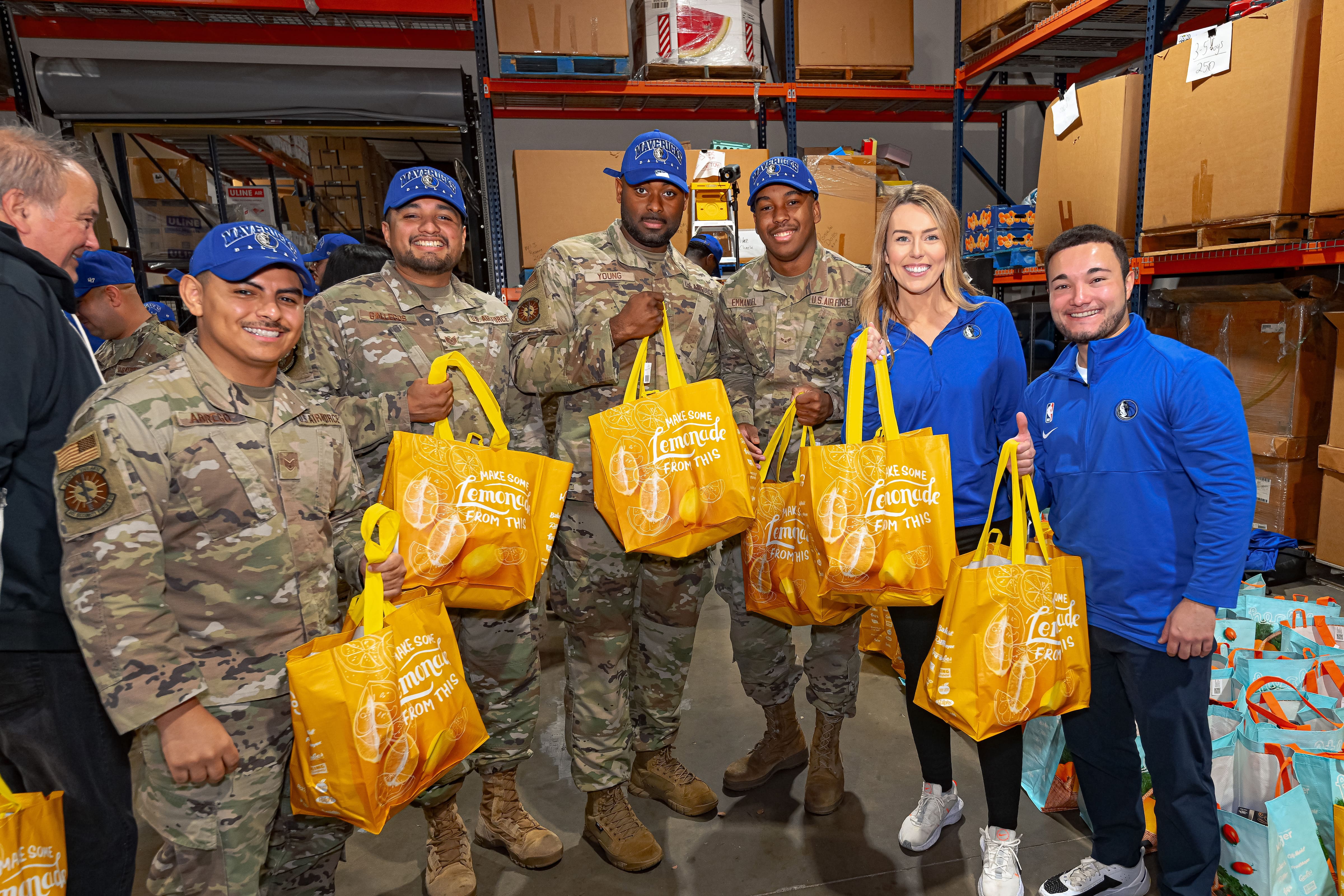 Mavericks team up with Kroger, Buckner International and military to ...