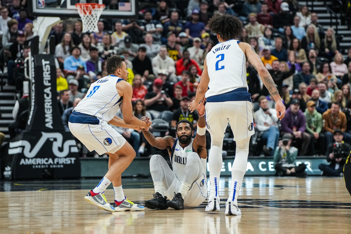 Exum’s first trip back to Utah is cut short by heel injury | Dallas ...