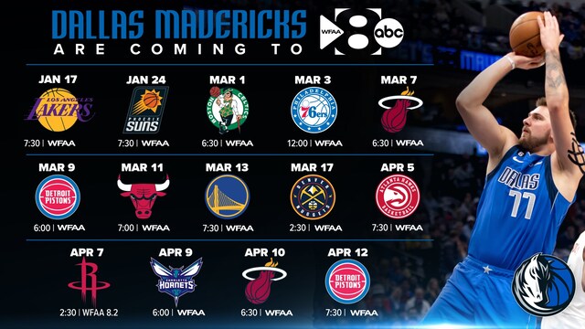Dallas Mavericks and TEGNA Team Up to Broadcast Games on WFAA | Dallas Mavericks