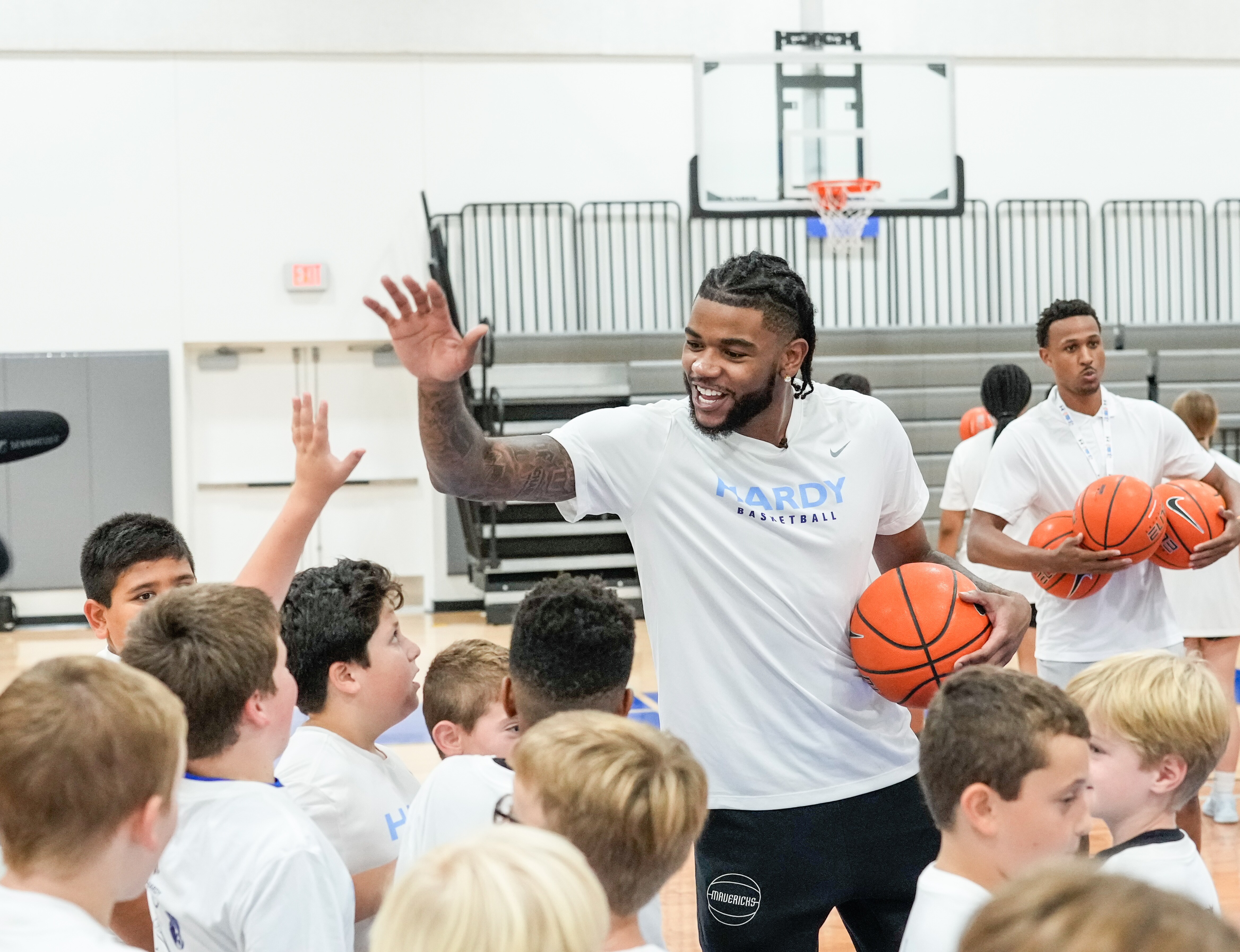 Mavs guard Jaden Hardy hosted his third basketball camp | Dallas Mavericks