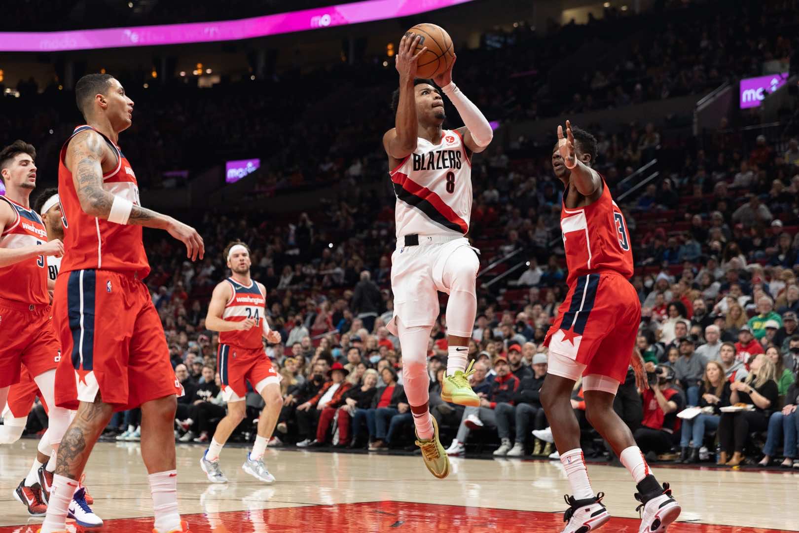 PHOTOS » Trail Blazers 127 VS. Wizards 118 on March 12, 2022 Photo ...