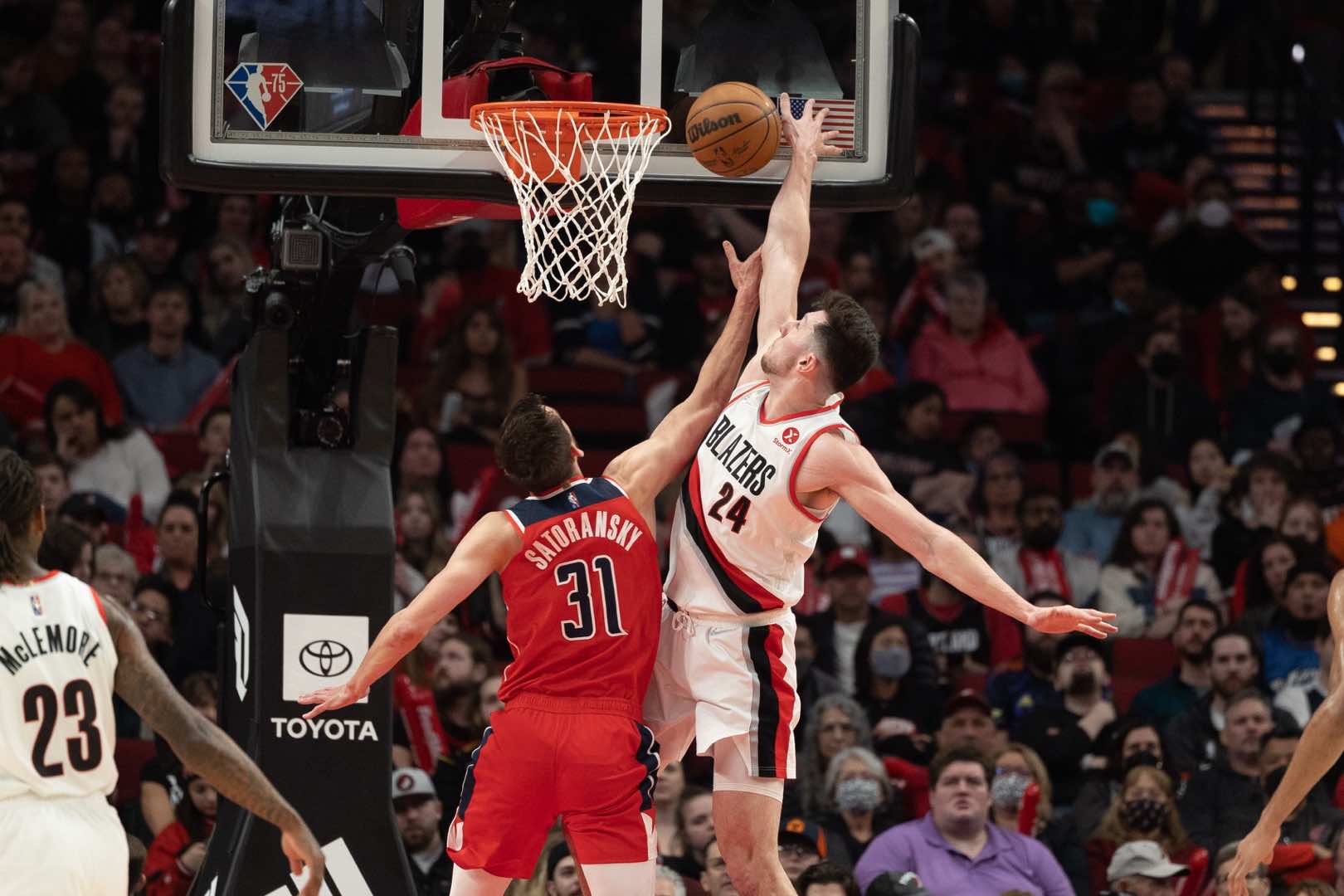 PHOTOS » Trail Blazers 127 VS. Wizards 118 on March 12, 2022 Photo ...