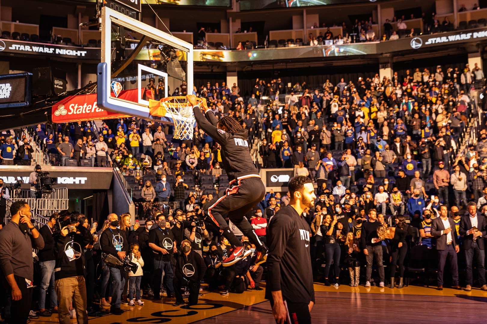 PHOTOS » Trail Blazers 94 VS. Warriors 104 on December 8, 2021 Photo ...