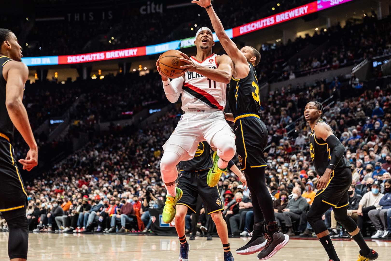 PHOTOS » Trail Blazers 95 VS. Warriors 132 on February 24, 2022 Photo ...
