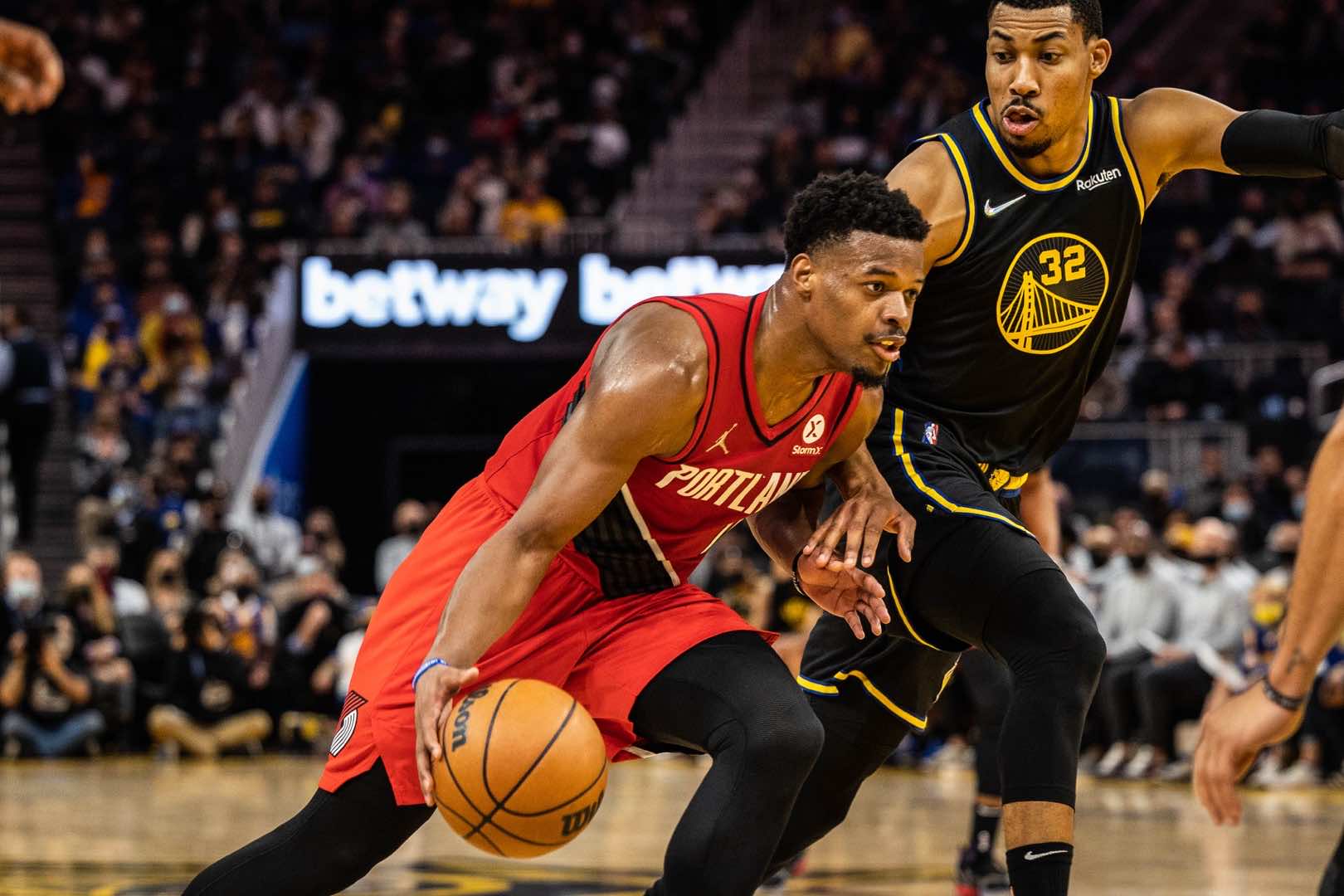 PHOTOS » Trail Blazers 94 VS. Warriors 104 on December 8, 2021 Photo ...