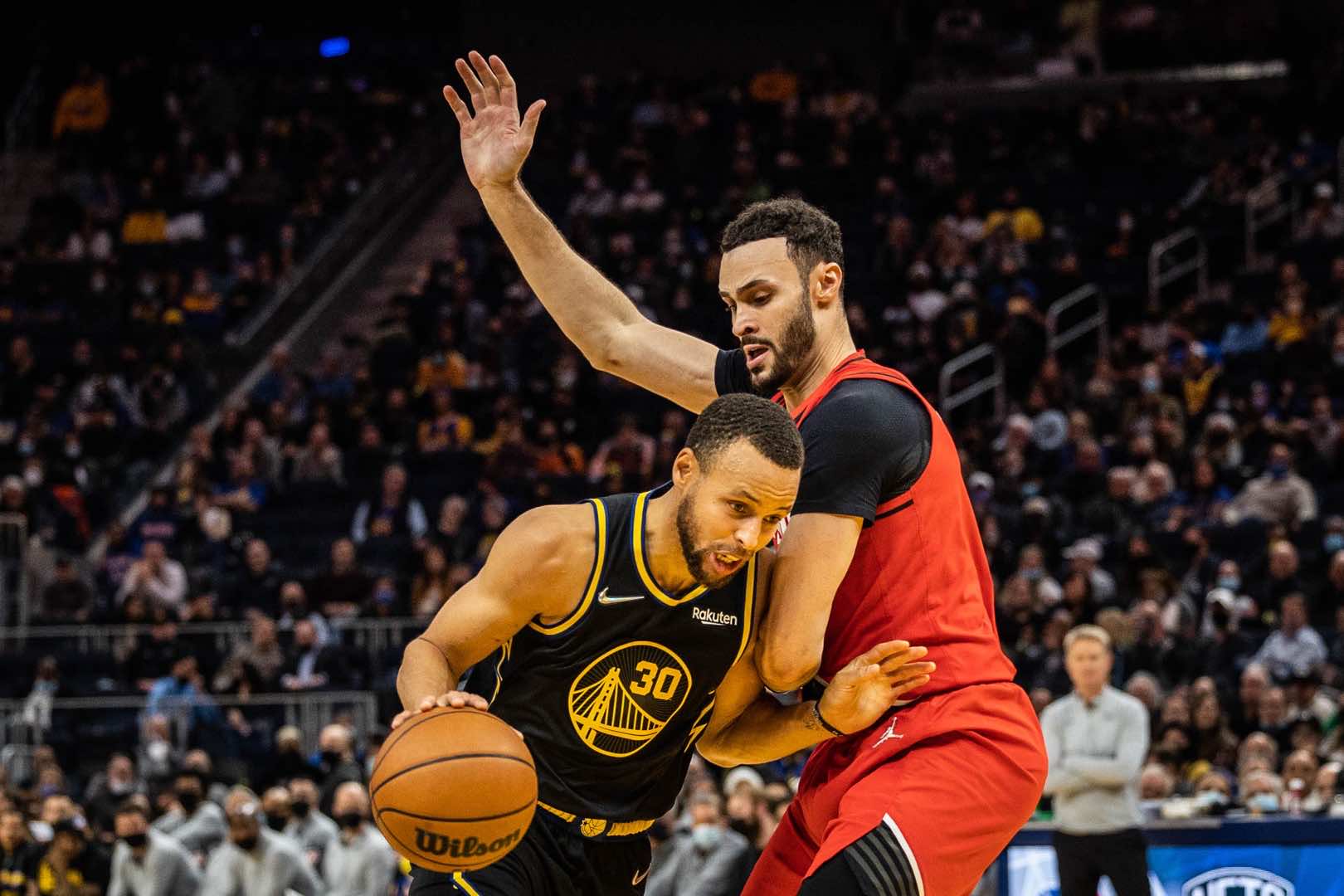 PHOTOS » Trail Blazers 94 VS. Warriors 104 on December 8, 2021 Photo ...