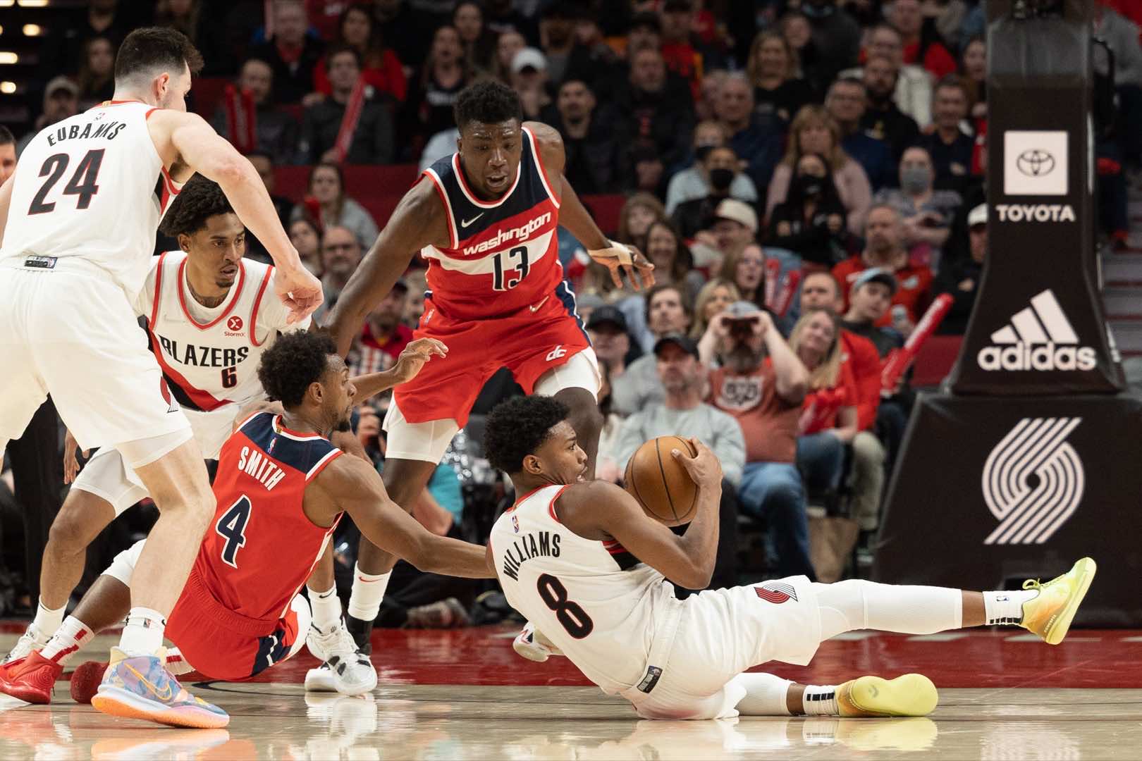 PHOTOS » Trail Blazers 127 VS. Wizards 118 on March 12, 2022 Photo ...