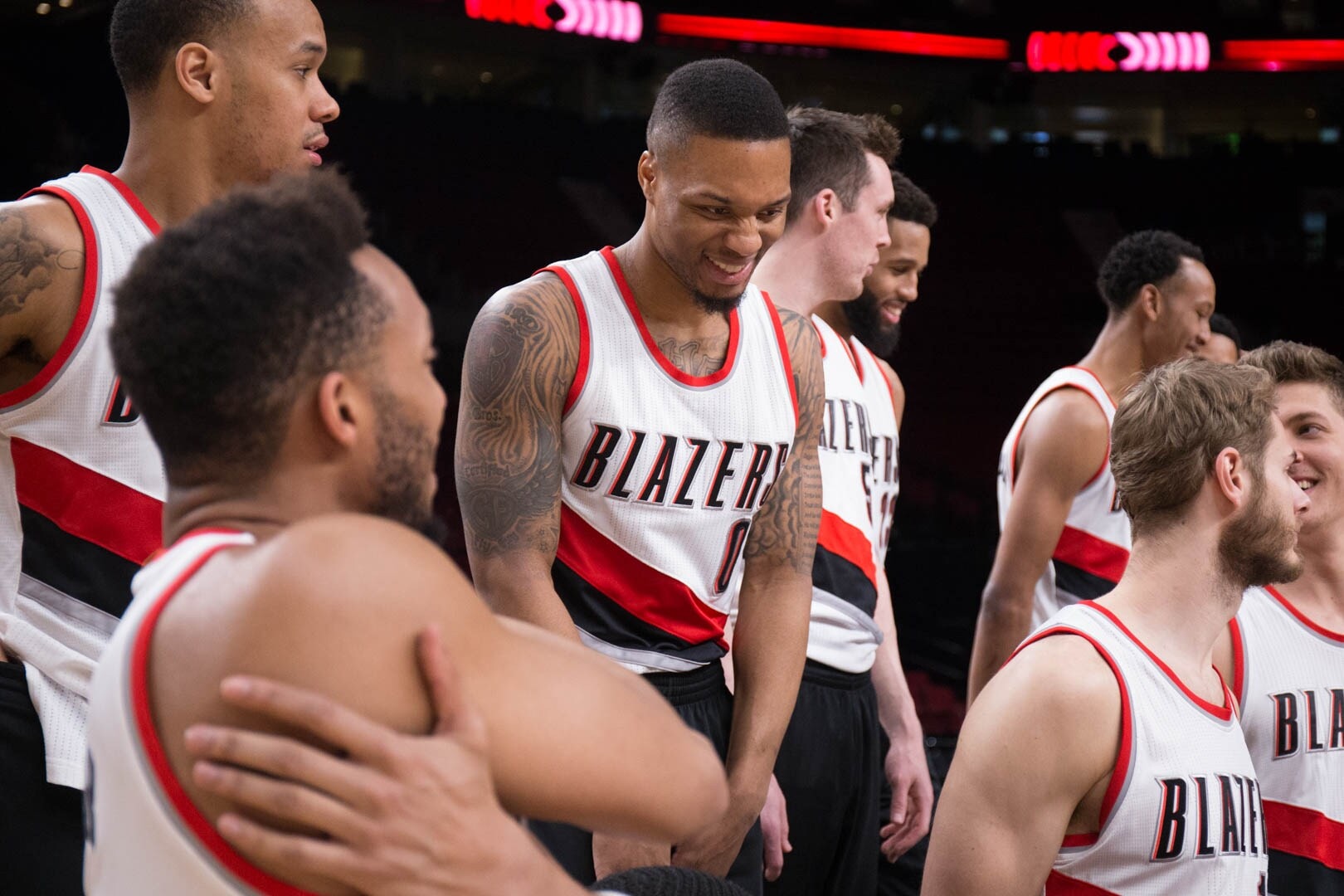 Photo Exclusive » Behind the Scenes at Team Photo Day | Portland Trail ...