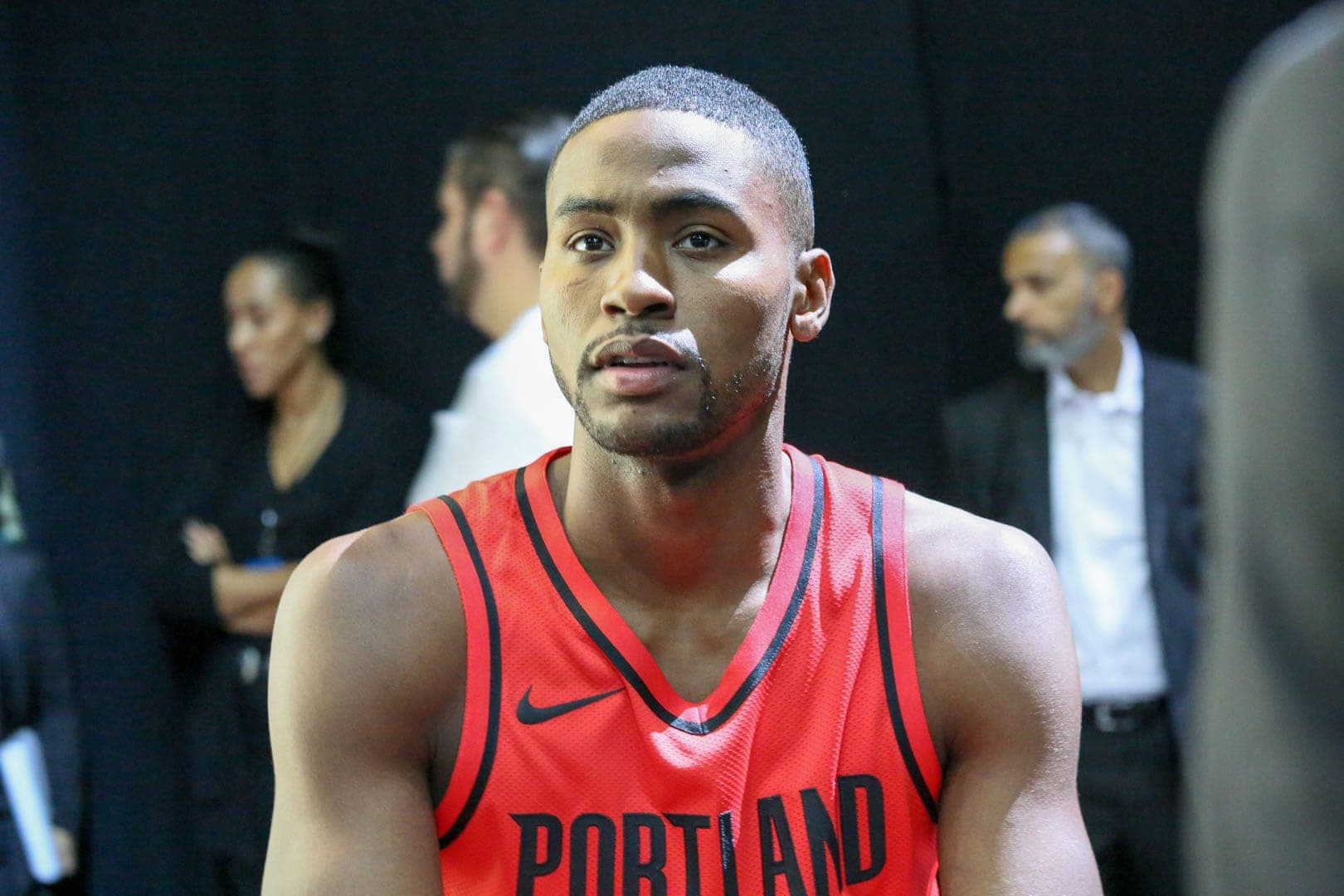 PHOTOS » Moe Harkless Models The Nike Statement Uniform in LA ...