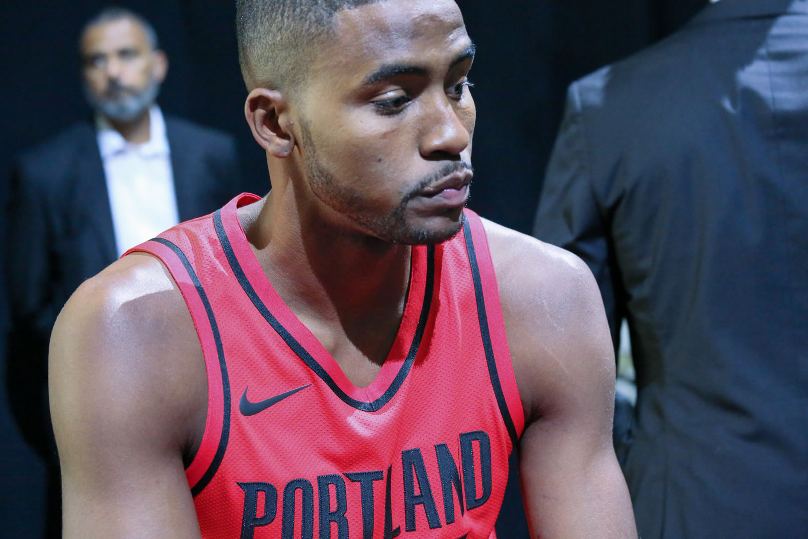 PHOTOS » Moe Harkless Models The Nike Statement Uniform in LA ...