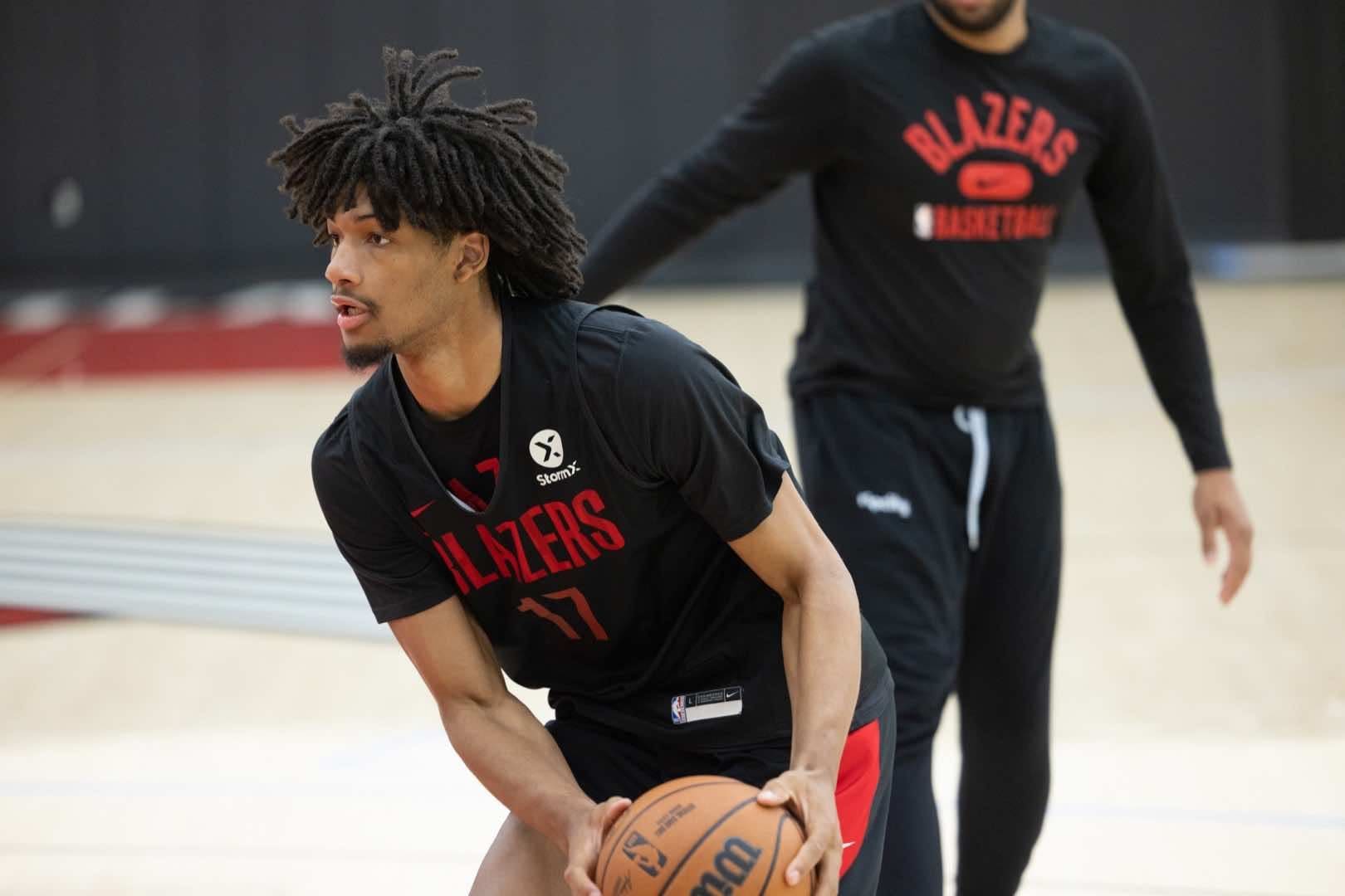 PHOTOS » Shaedon Sharpe draft workout with the Trail Blazers Photo ...