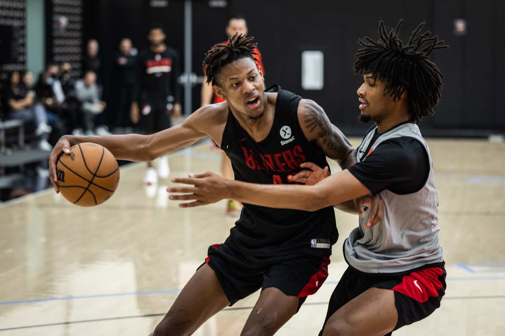 PHOTOS » Shaedon Sharpe draft workout with the Trail Blazers Photo ...