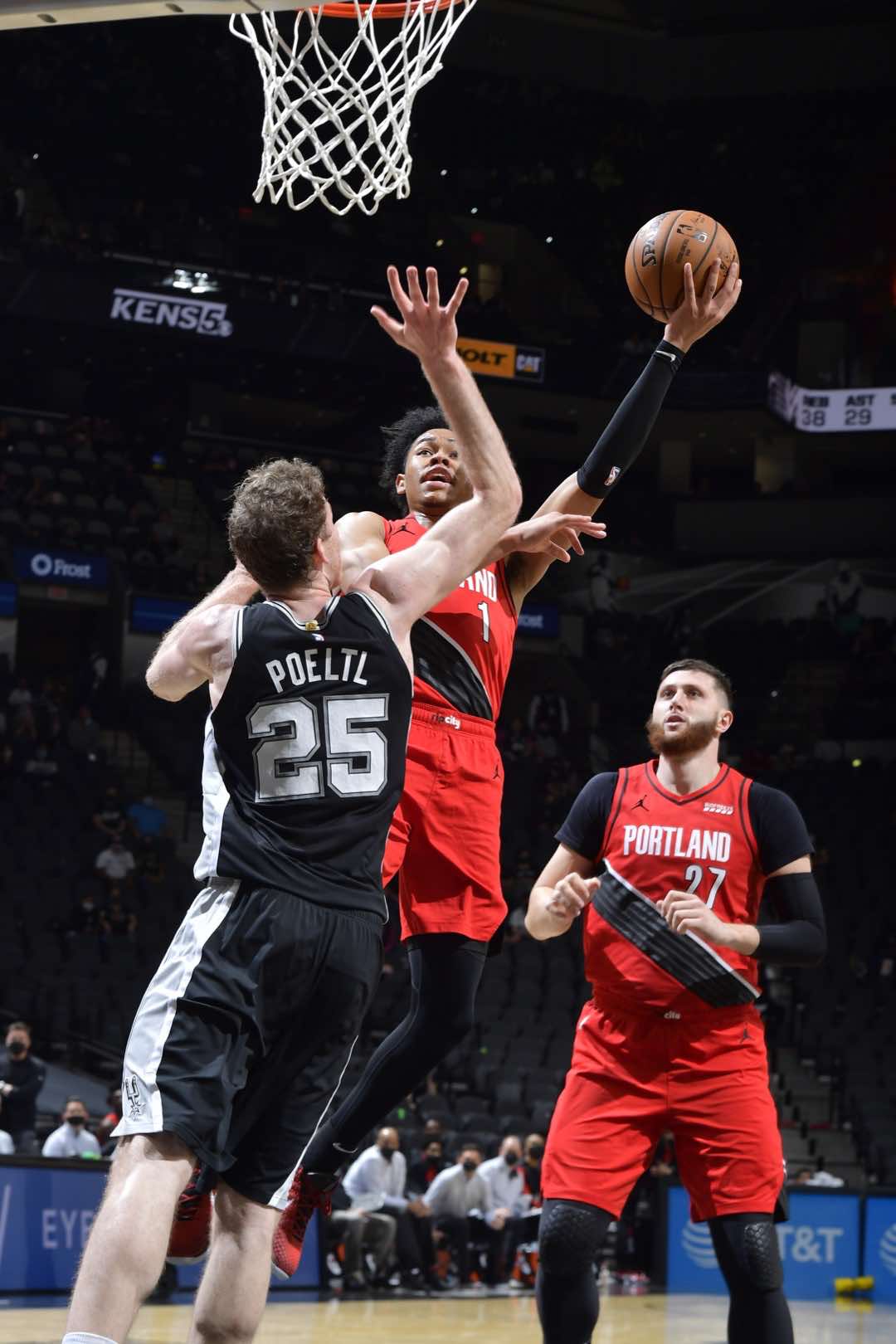 PHOTOS » Trail Blazers 107 vs Spurs 106 on April 16, 2021 Photo Gallery ...