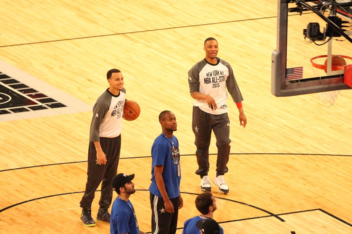Pre-Game Warm-Ups at MSG | Portland Trail Blazers