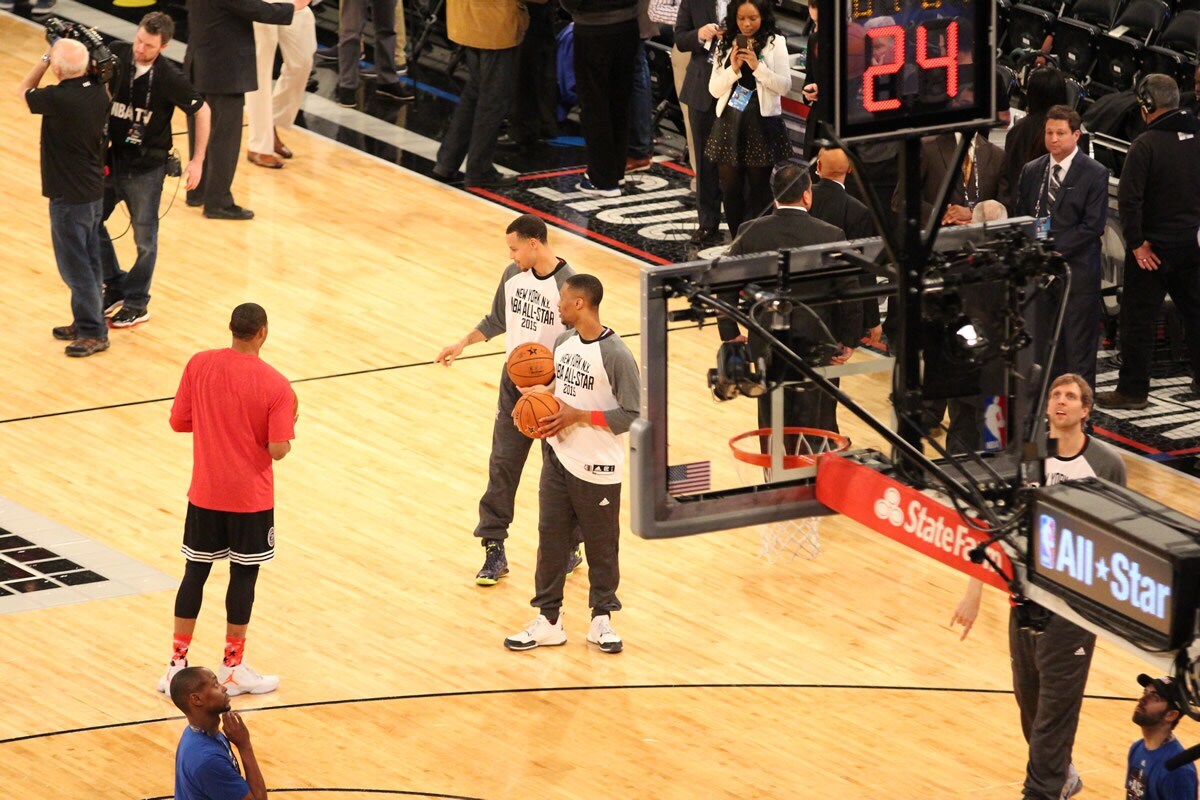 Pre-Game Warm-Ups at MSG | Portland Trail Blazers