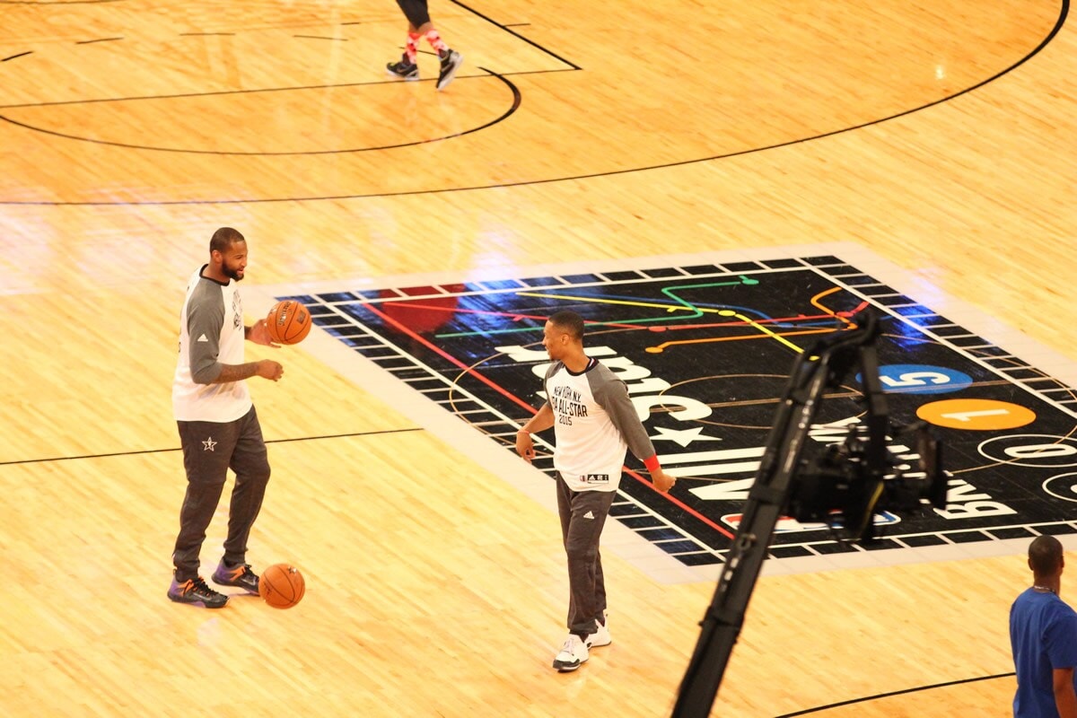 Pre-Game Warm-Ups at MSG | Portland Trail Blazers