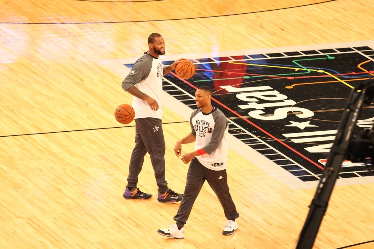 Pre-Game Warm-Ups at MSG | Portland Trail Blazers