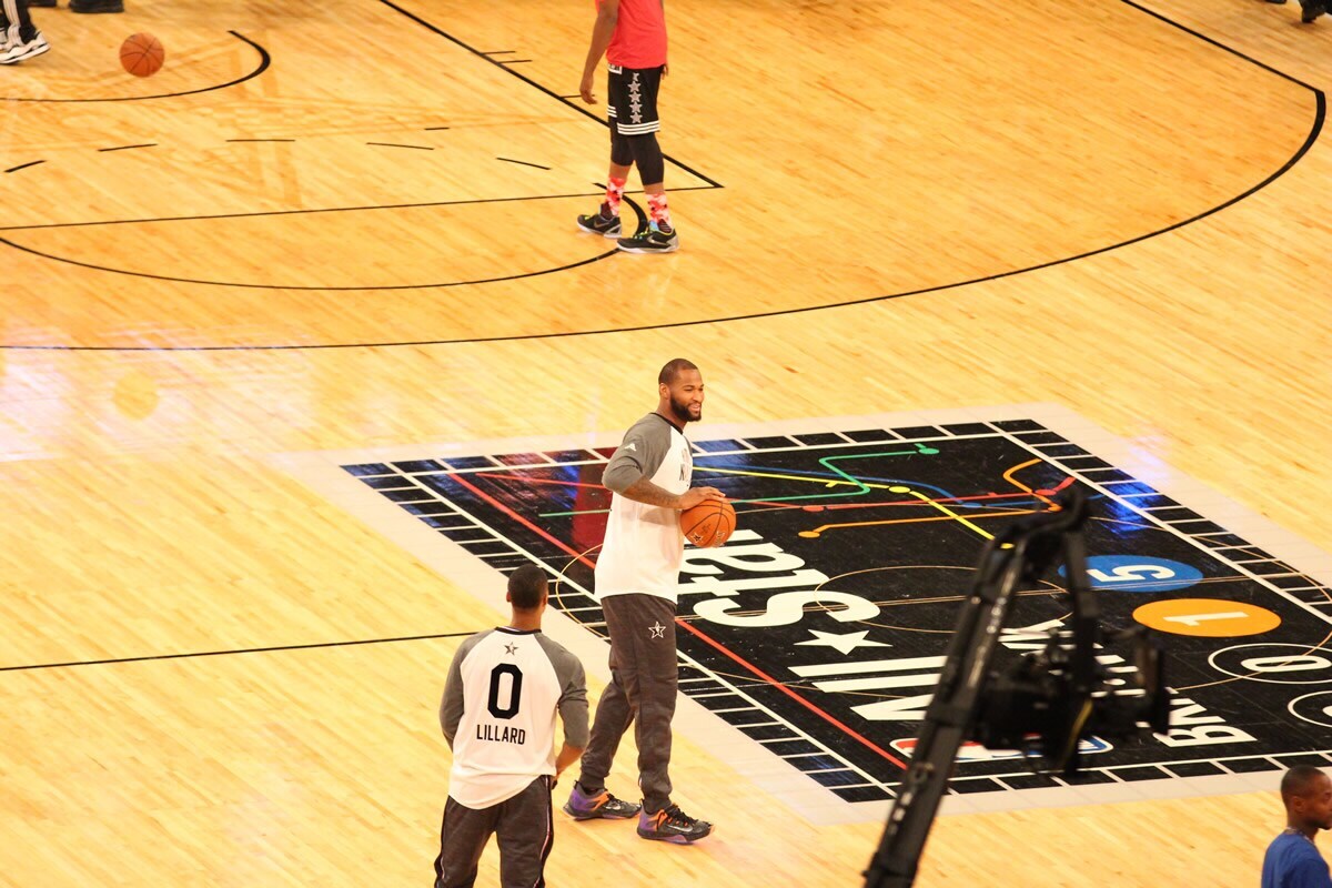Pre-Game Warm-Ups at MSG | Portland Trail Blazers