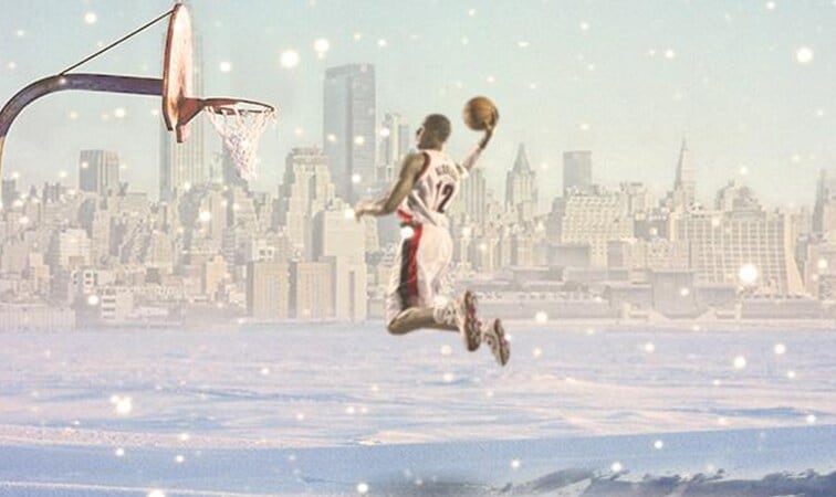 Snow Day in NYC | Portland Trail Blazers