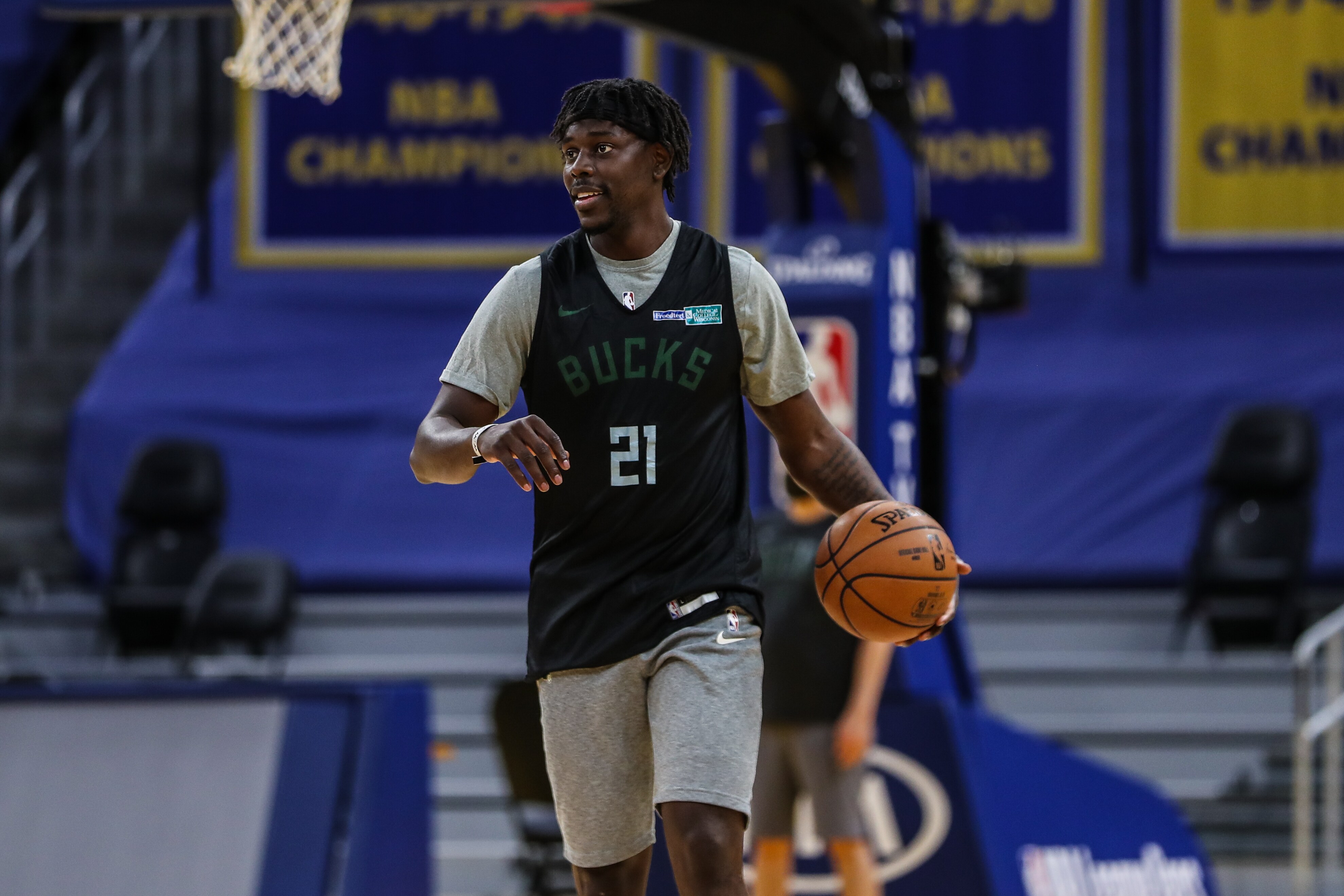 In Photos: Bucks Prepare For Warriors | Milwaukee Bucks