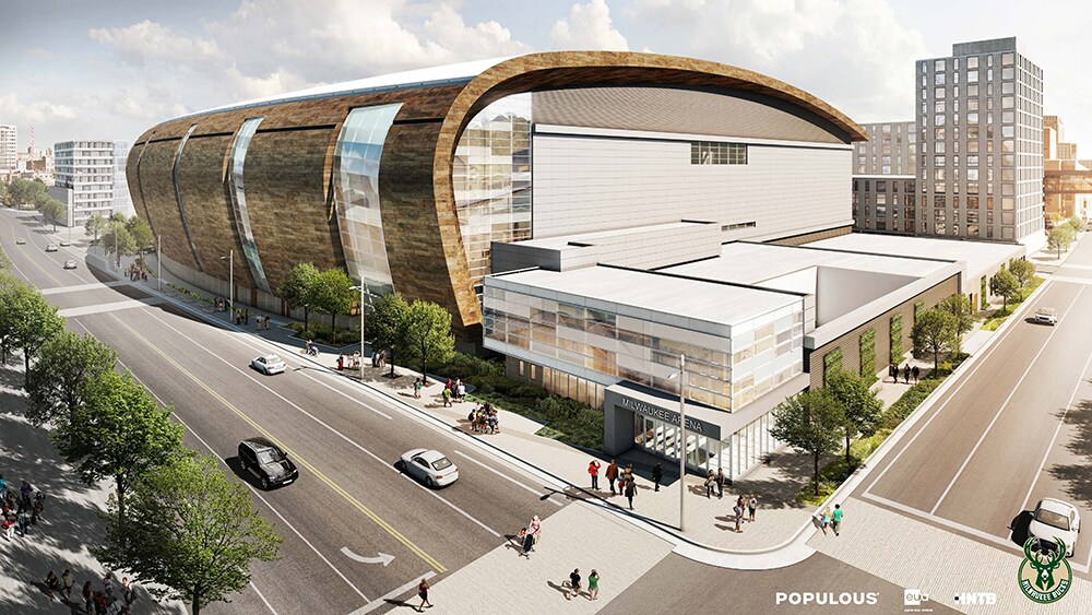 Image Slideshow: New Arena and Training Center Renderings | Milwaukee Bucks