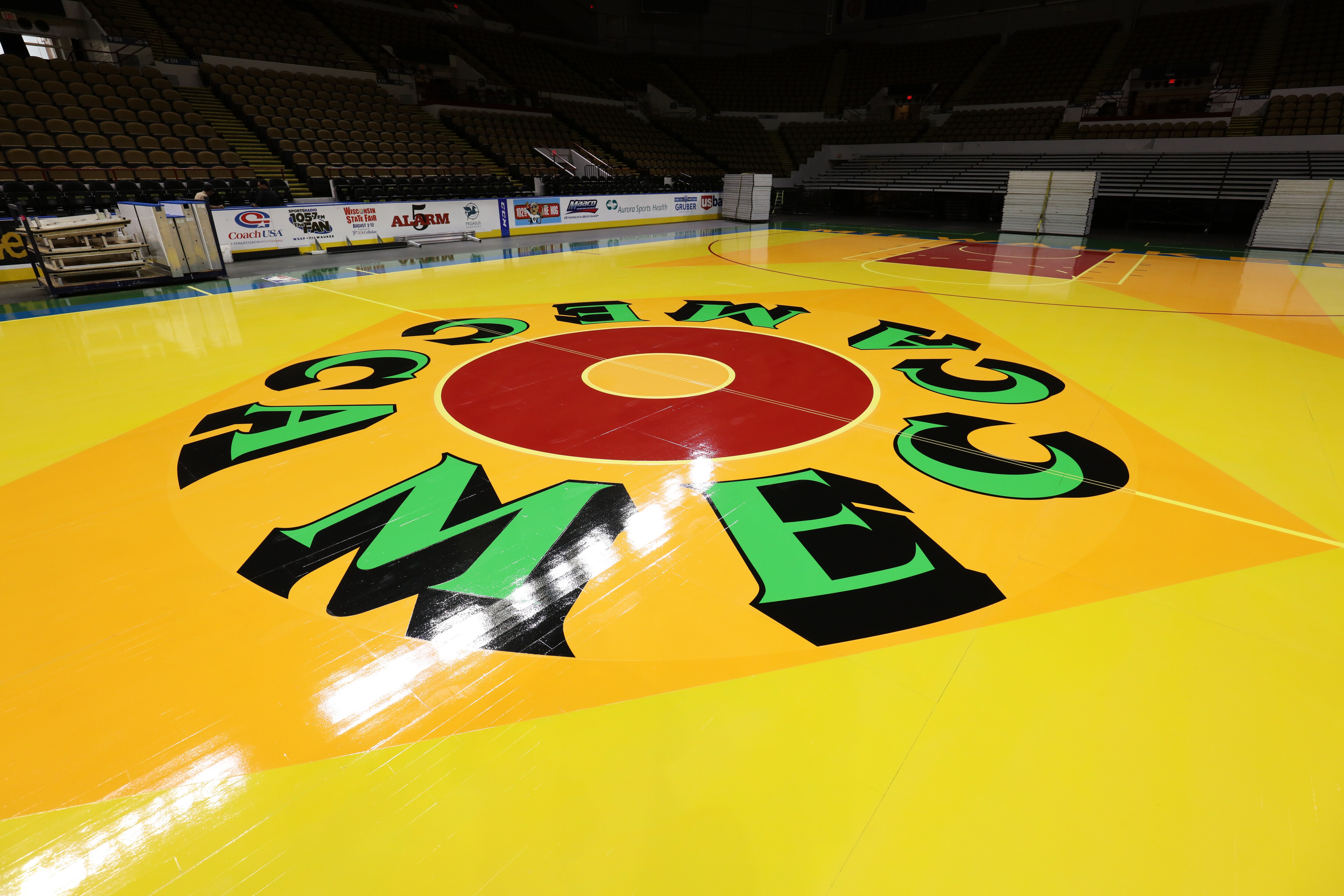 Iconic MECCA Court Returns To UW-Milwaukee Panther Arena | Milwaukee Bucks